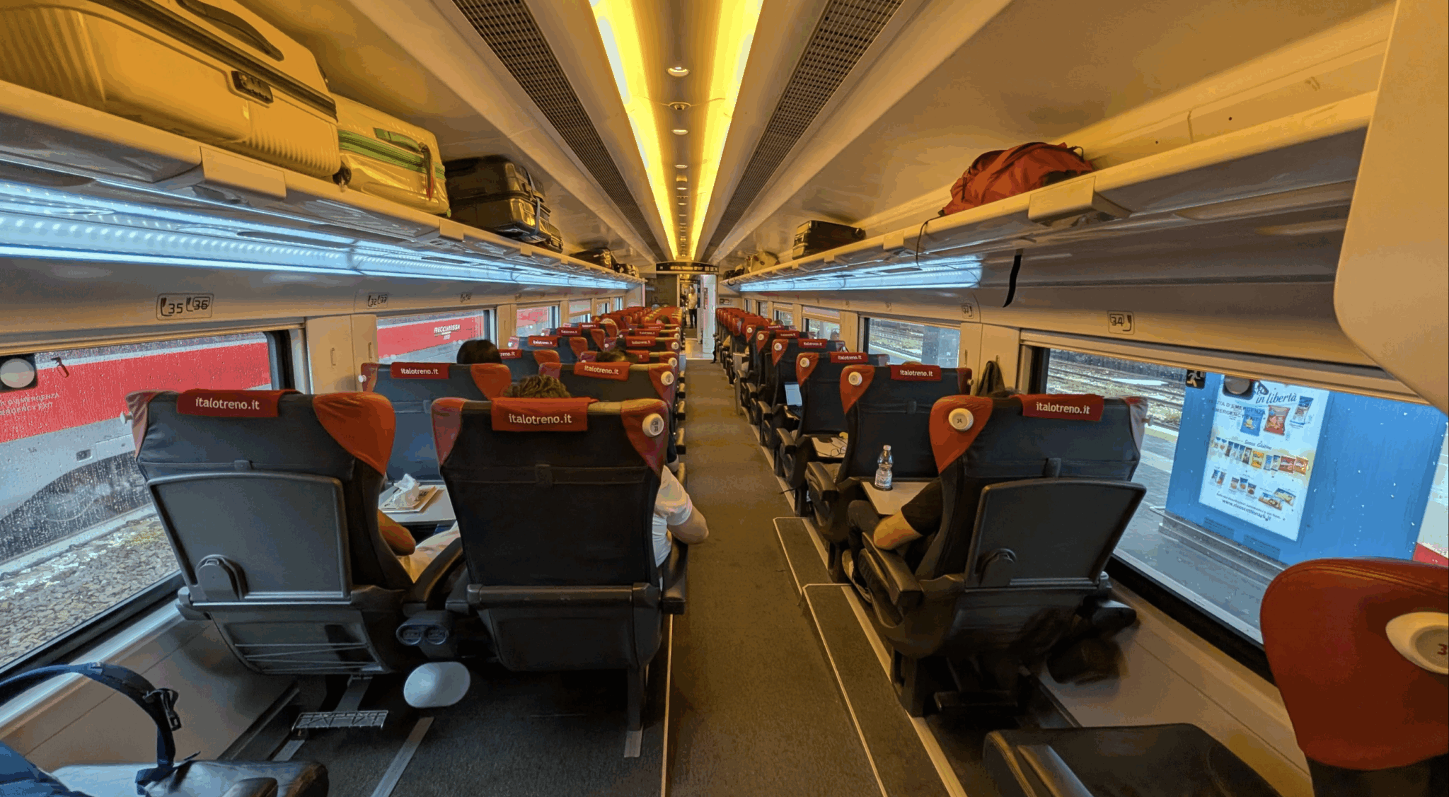 Italo Prima Business Class Review: Luggage Space, Seat Comfort and Tips for Cautious Travelers